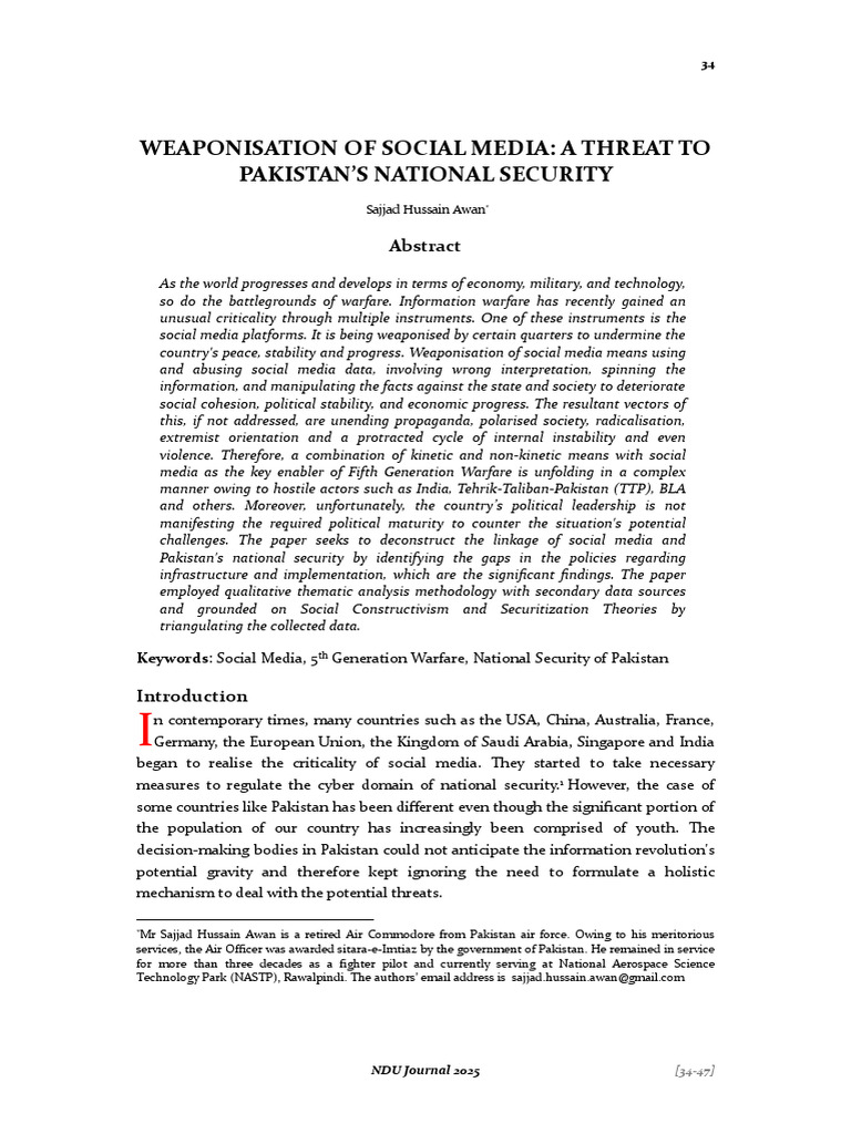 03.weaponization of Social Media | PDF | Social Media | Popular Culture ...