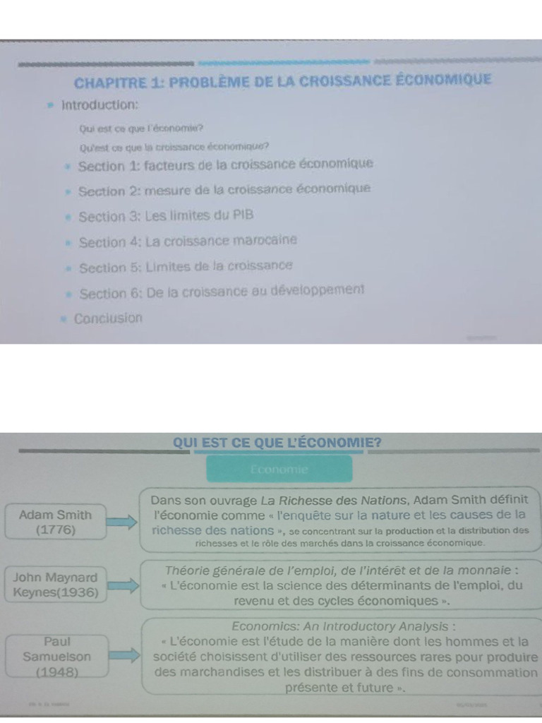 Problème Économique Et Sociaux Séance 1 | PDF