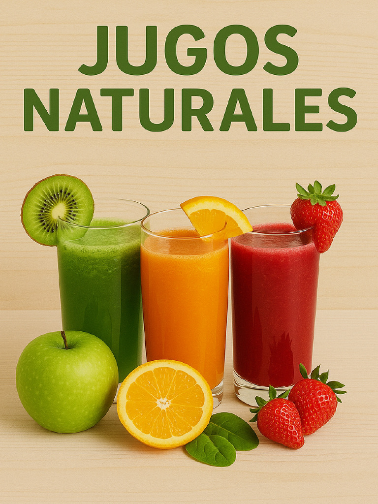 Receta de Jugos Naturales PDF | PDF | Antioxidante | Digestión