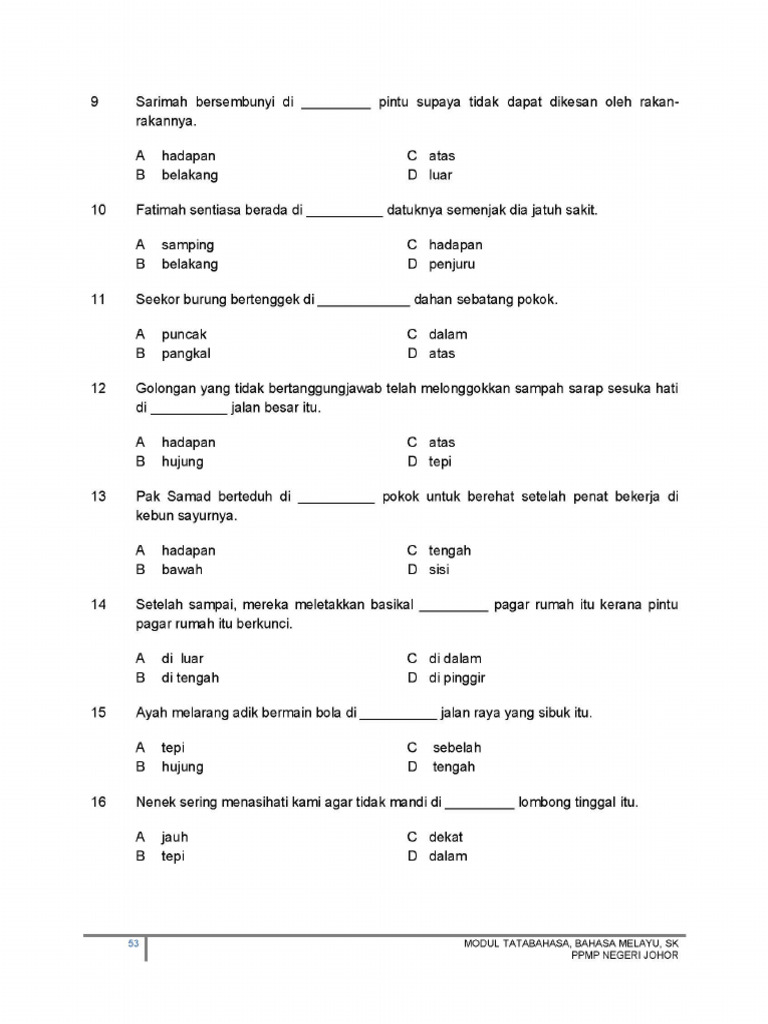 BM Latihan Page 2 | PDF