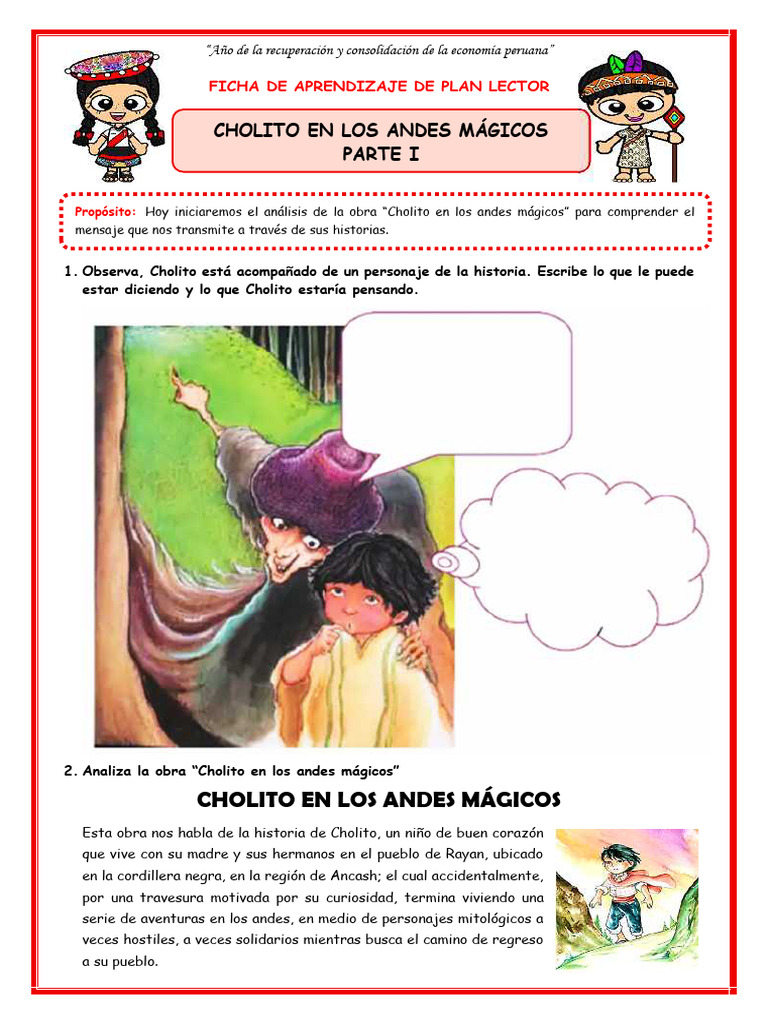 Análisis de "Cholito en los Andes Mágicos" | PDF