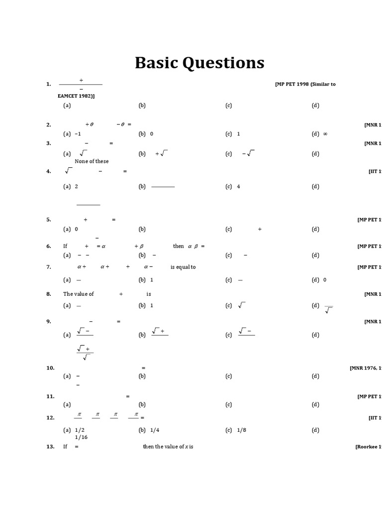Trigonometry Exam Questions and Answers | PDF | Chess Theory | Chess