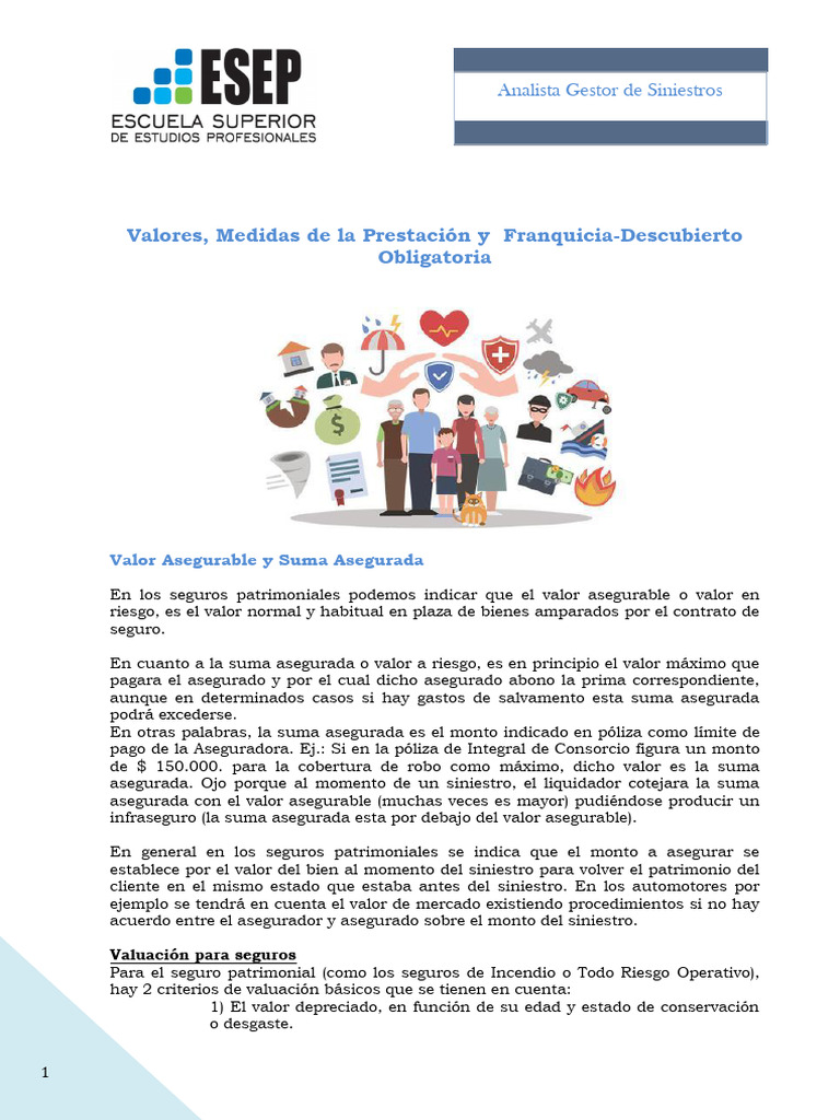 Unidad No 2 - Parte A | PDF | Póliza de seguros | Seguro