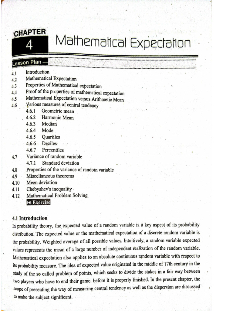 Mathematical Expectation 7 Colleg | PDF