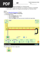 PhET Wave On A String Lab 1 | PDF | Frequency | Waves