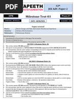 PW Real Test Series Paper 4 English | PDF
