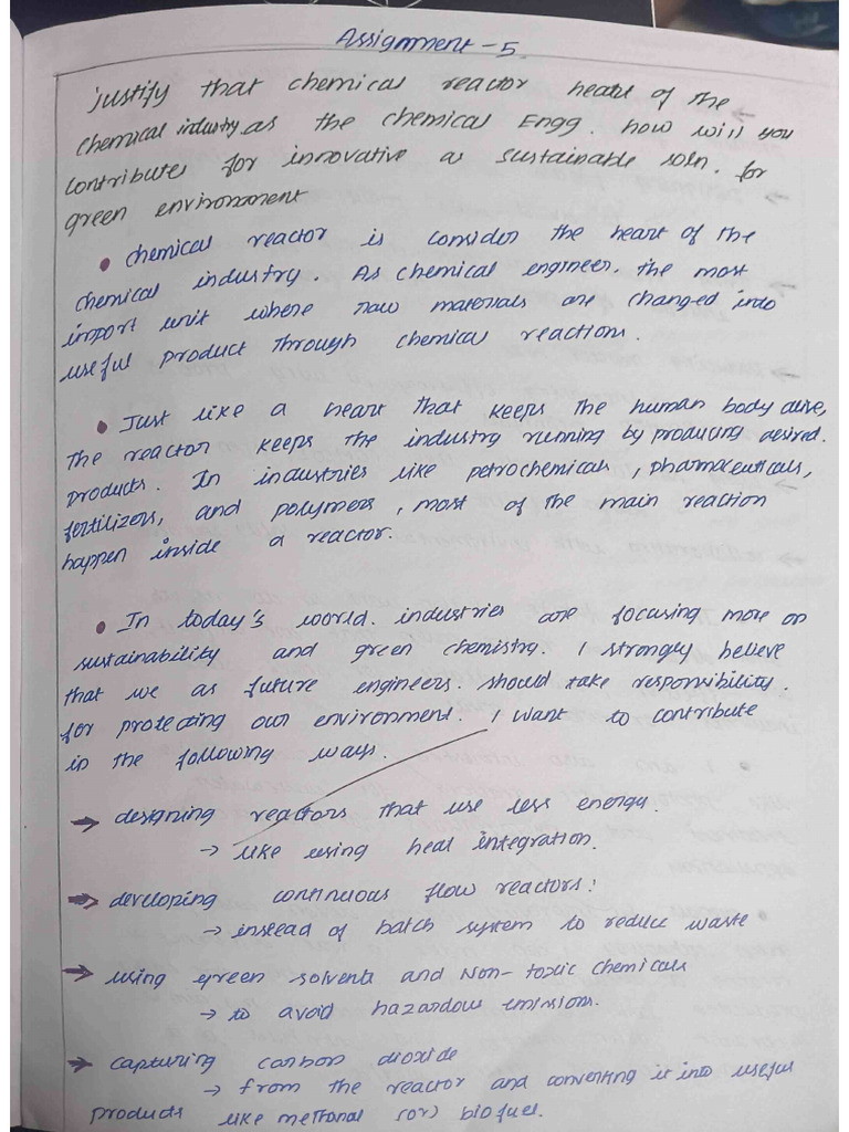 CRE Assignment 5 | PDF