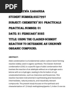 Dehydration of Menthol to Menthene | PDF | Acid | Distillation