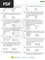 Class 7 Comparing Quantities Worksheet (2024-25) | PDF | Interest | Prices
