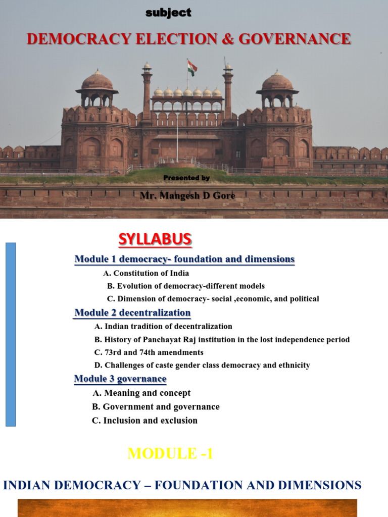 Democracy Election and Governence | PDF | Social Exclusion | Citizenship