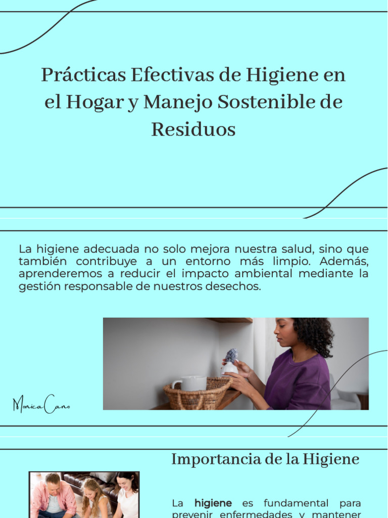 Higiene en El Hogar y Manejo Residuos | PDF | Residuos | Sustentabilidad
