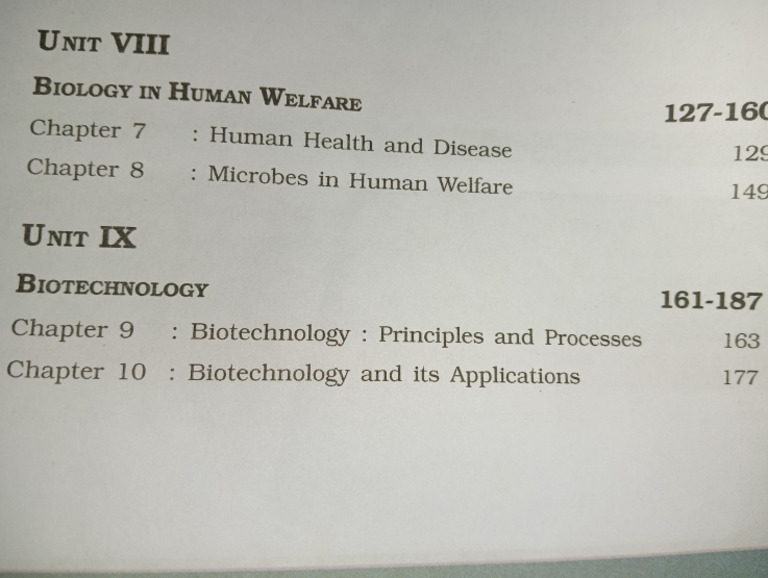 Biology Unit 9 | PDF