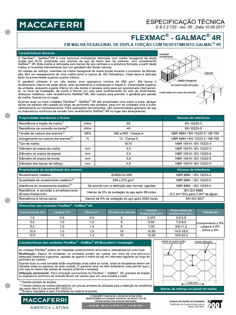 Tds BR Flexmac 8x10 3.0mm g4r Jan19 PT | PDF