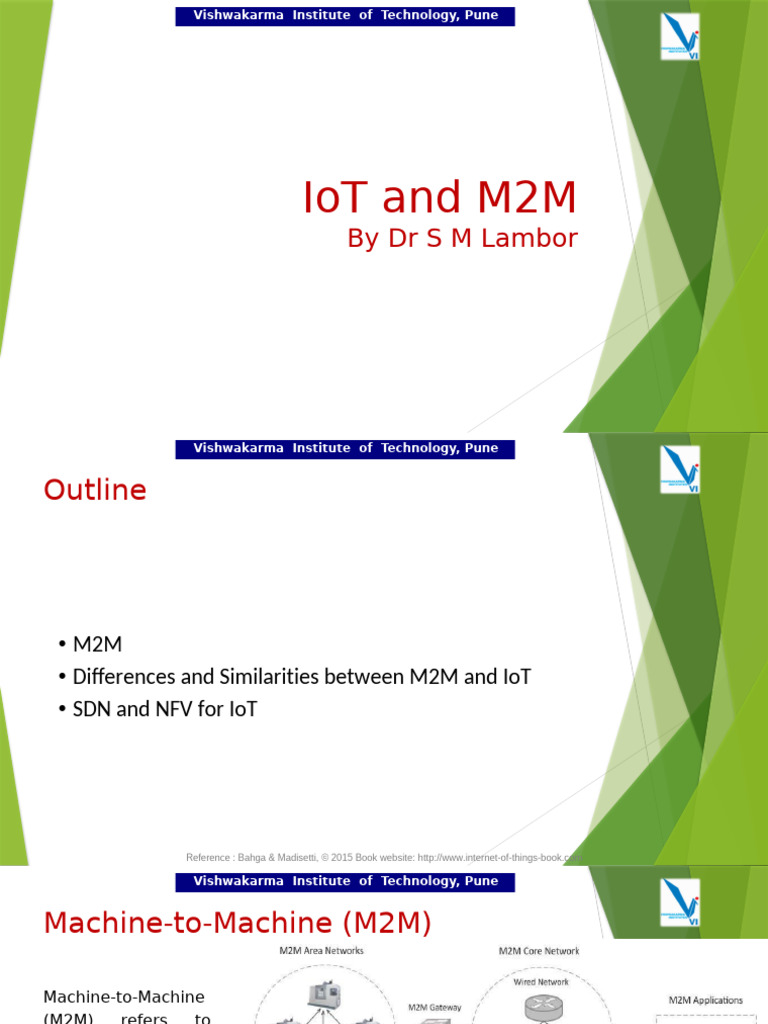 L7 - IoT and M2M-Revised | PDF | Computer Network | Internet Of Things
