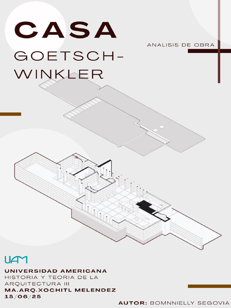 Análisis de la Casa Goetsch-Winkler | PDF | Ventana | Lentes