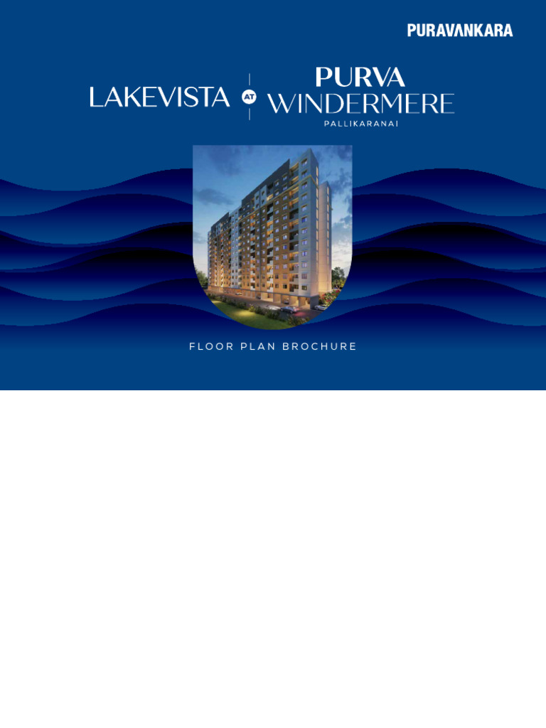 Purva Windermere Floor Plans Overview | PDF
