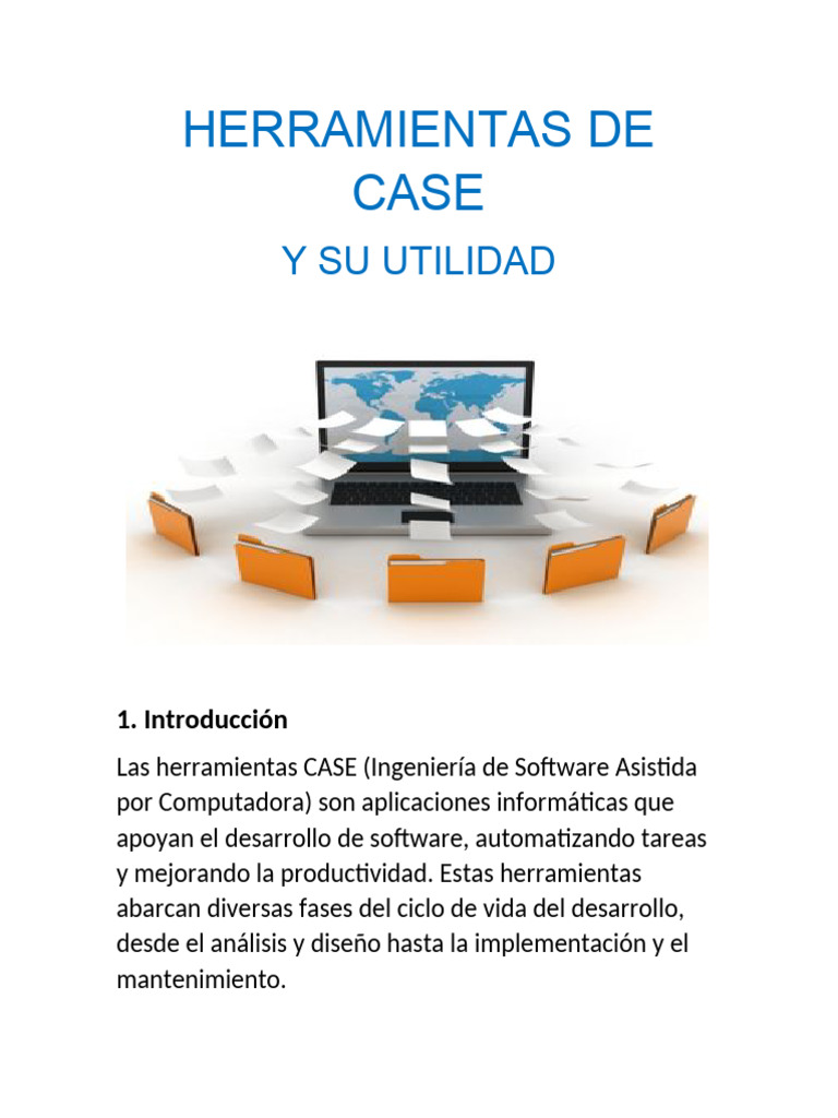 Herramientas de Case | PDF | Ingeniería de software | Software