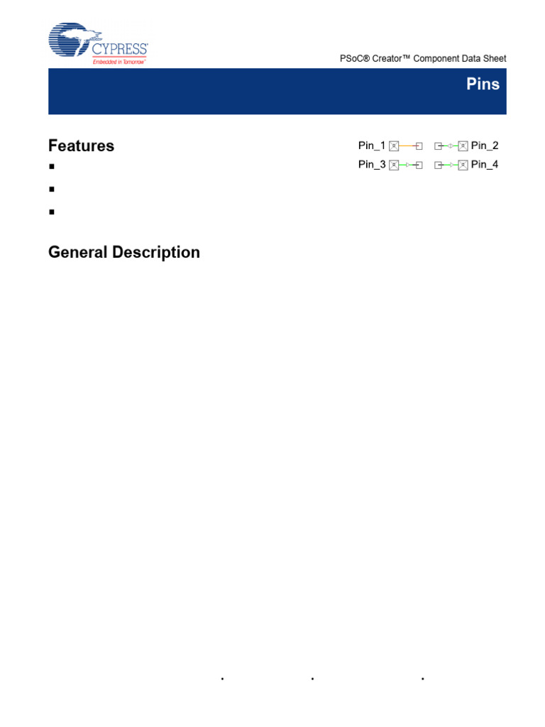 Infineon-Component Pins V1.50-Software Module Datasheets-V02 05-En ...