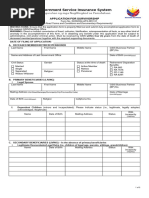 GSIS Membership Application Guide | PDF | Finance & Money Management