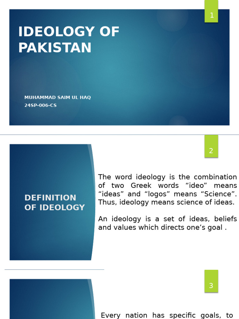 Ideology of Pakistan Explained | PDF