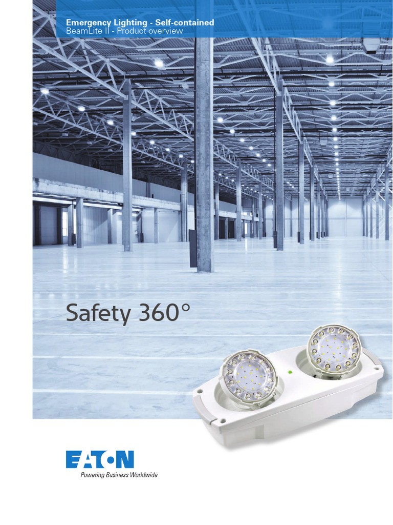 Eaton BeamLite II Emergency Lighting | PDF | Lighting | Light