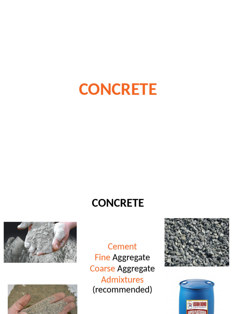 Cement and Concrete | PDF | Concrete | Cement
