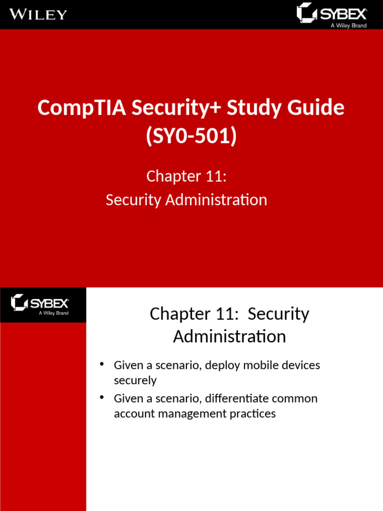 CompTIA Security+ Mobile Device Security | PDF