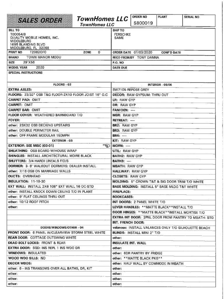 800019 Ferschke Cust Copy 1-3 Quality Normandy | PDF