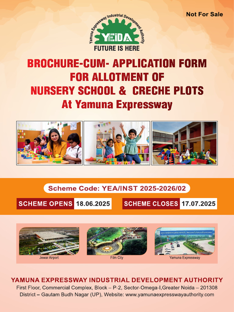 Yeida School Creche Brochure | PDF