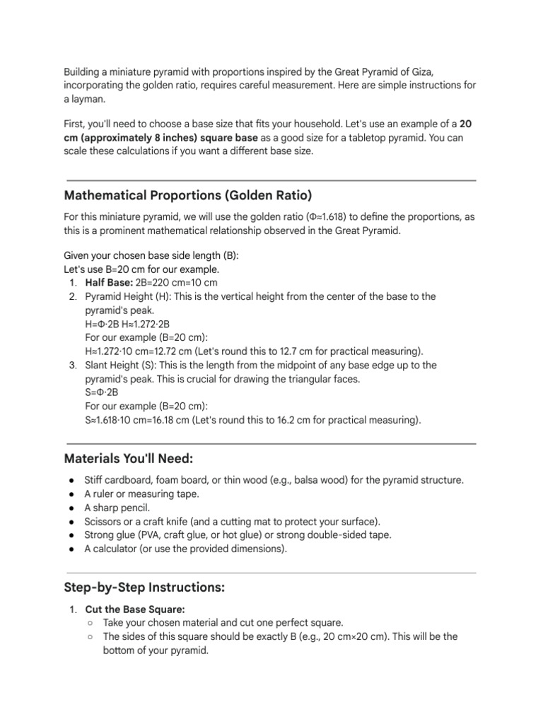 Provide Simple Instructions For A Laymen On How T... | PDF | Triangle ...