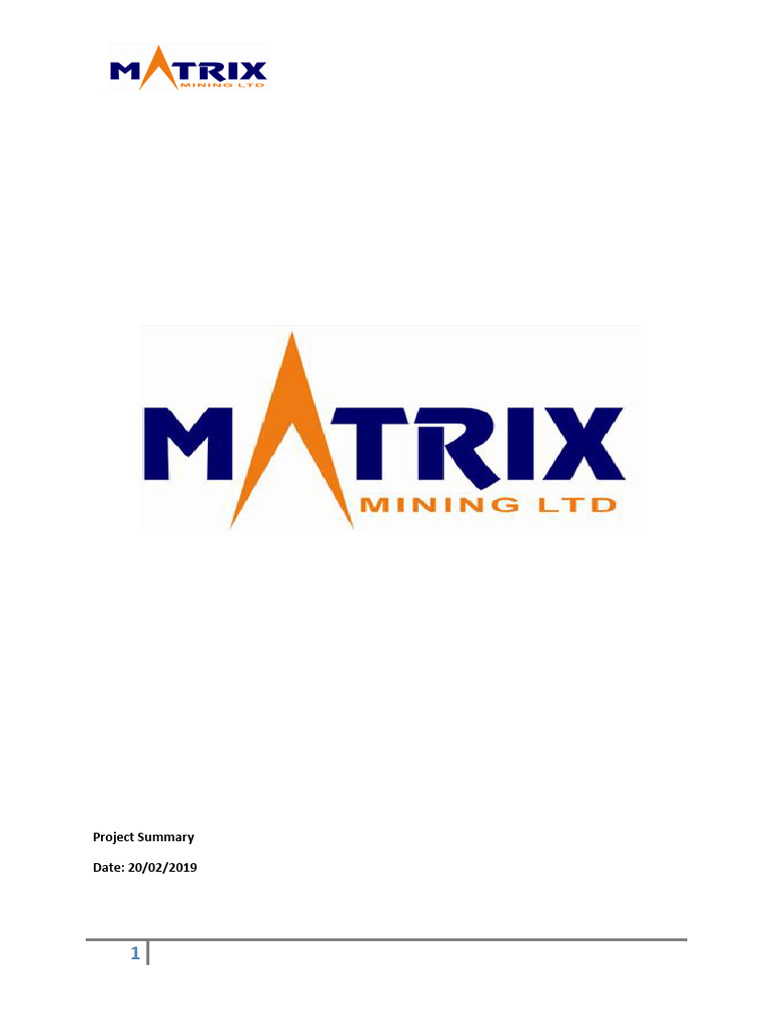 Zambia Copper and Gold Mining Project | PDF | Mining | Ore
