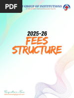 Akash Group of Instititions Fees Structure 2025-26 | PDF | Engineering ...