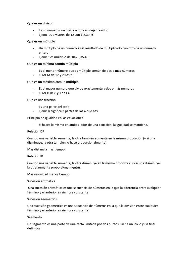 Que Es Un Divisor para Niños de Primaria Facil de Entender | PDF