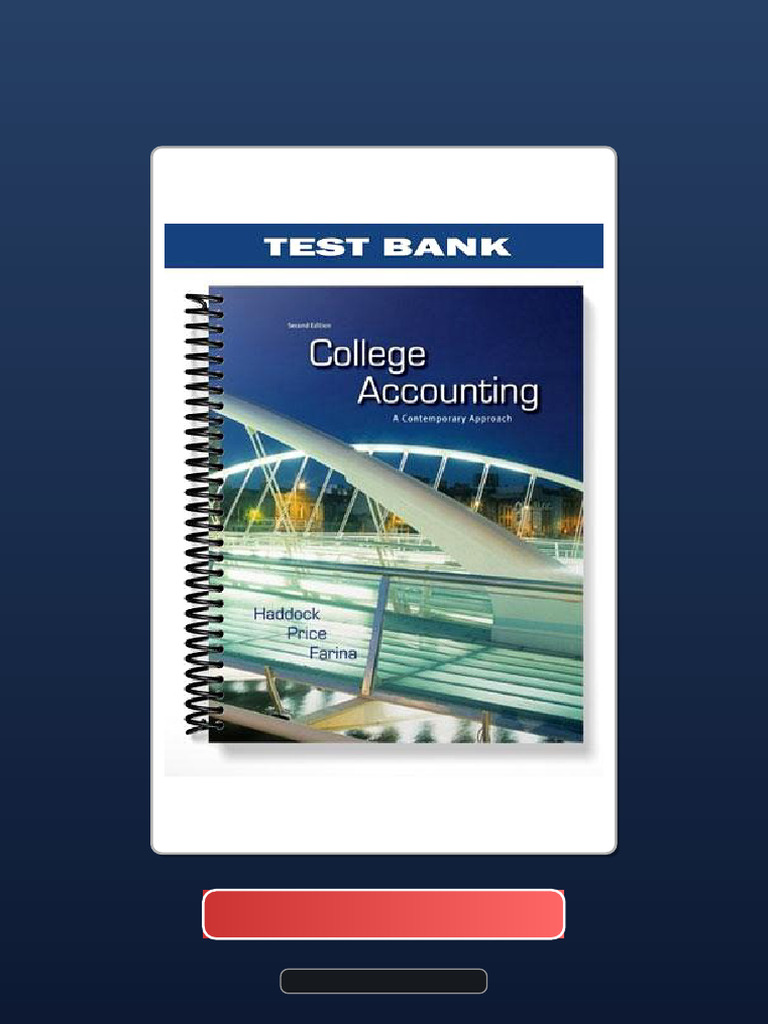 Verified PDF Download College Accounting A Contemporary Approach 2nd ...