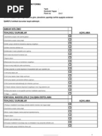 Saha Kontrol Formu | PDF