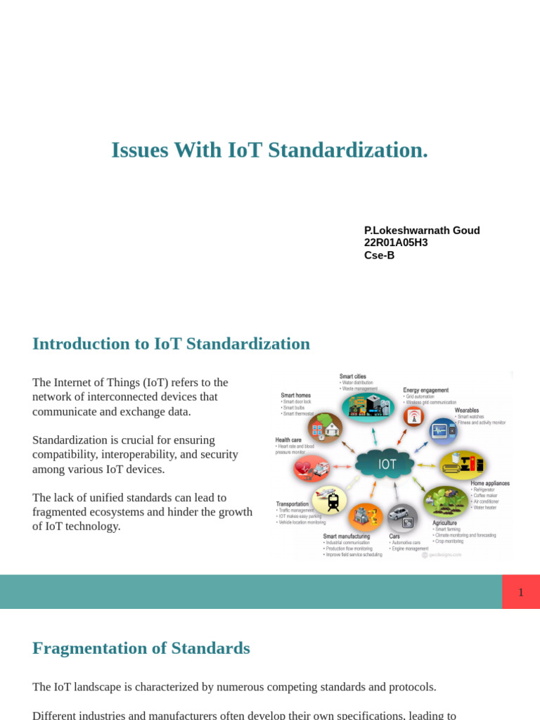 22r01a05h3 Iot | PDF | Internet Of Things | Standardization