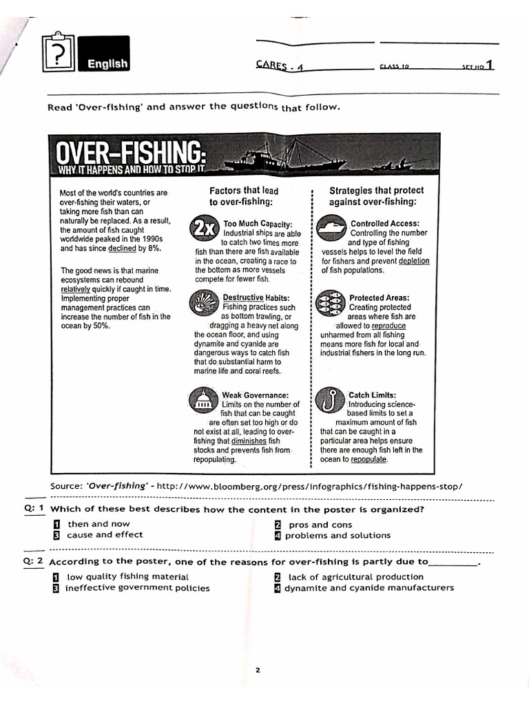 Sample Question Paper of English of Different Class | PDF