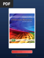 Operations Research An Introduction 10th Edition Taha | PDF | Science