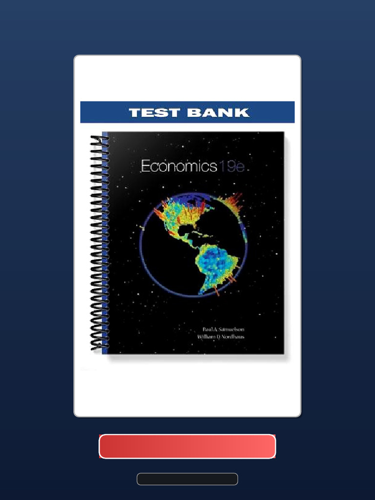 Verified PDF Download Economics 19th Edition by Samuelson FULL Version ...