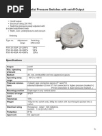 SPD910 Differential Air Pressure Switch | PDF | Switch | Pressure ...