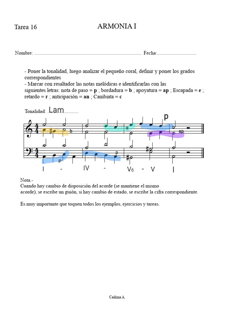Tarea 16 - Notas Melódicas - Isaac | PDF