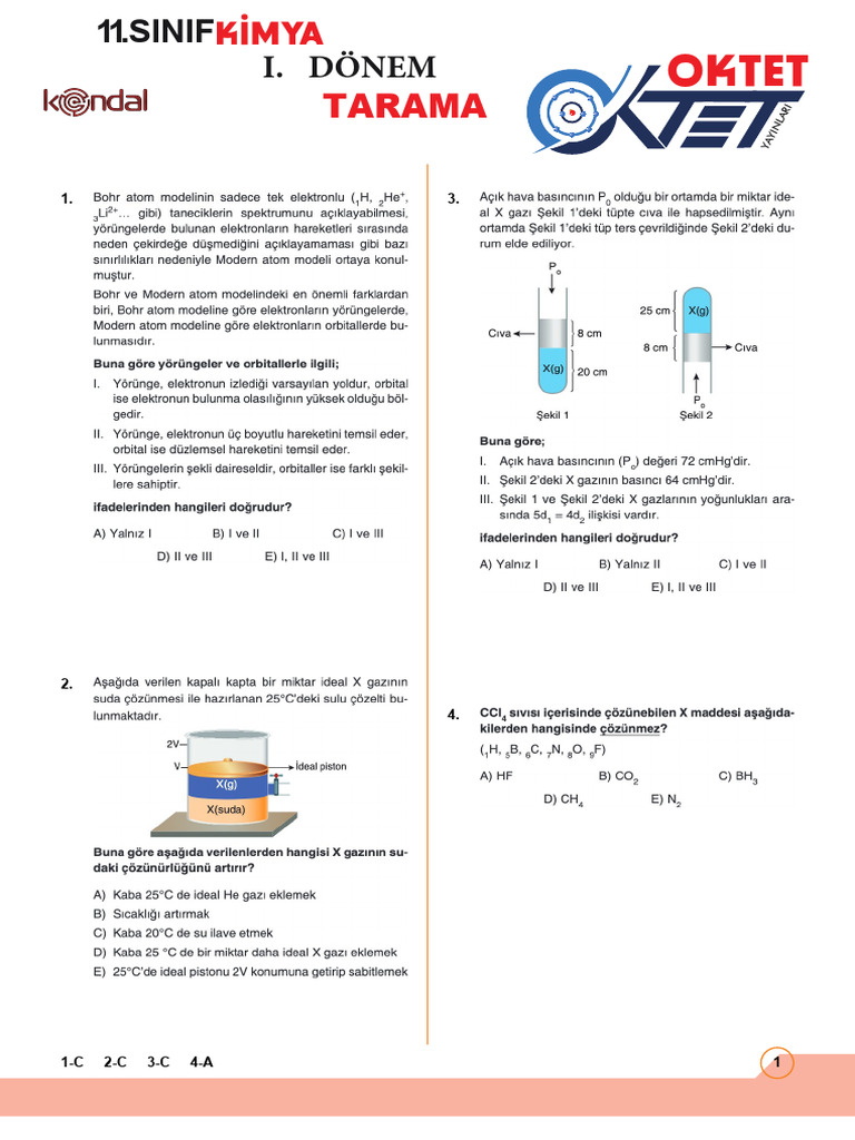 Sinif 1. Dönem Tarama | PDF