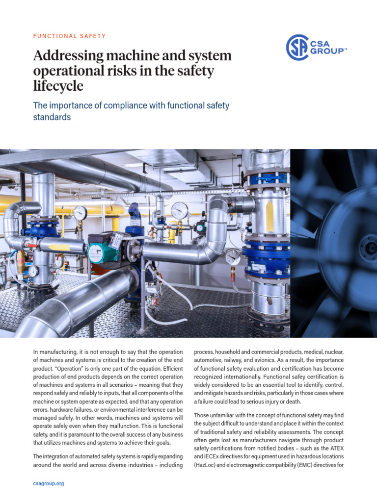 CSA Group Addressing Machine System Operational Risk White Paper NA ...