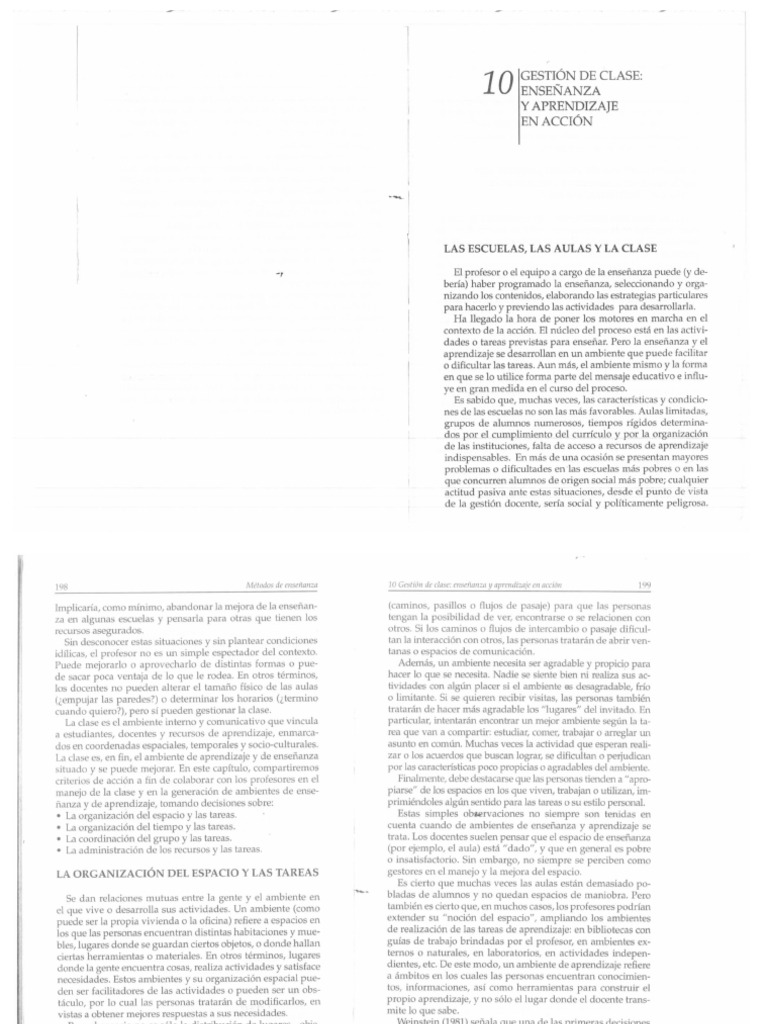 Davini Maria Cristina Metodos de Ensenanza Escaneado 98 105 1 | PDF | Enseñando | Salón de clases