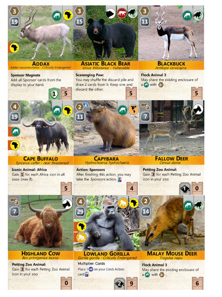 Ark Nova Animal Expansion 2 | PDF