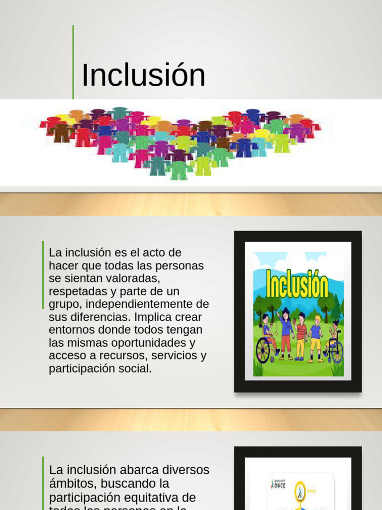 Inclusión | PDF | Inclusión (Educación) | Sociedad