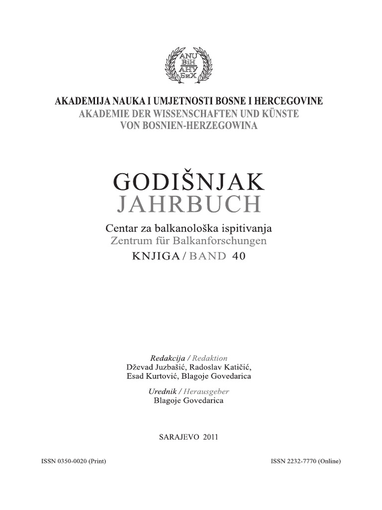 Esad Kurtovic Iz Historije Vlaha Predoje | PDF