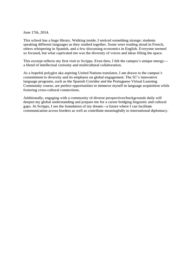 Scripps College | PDF