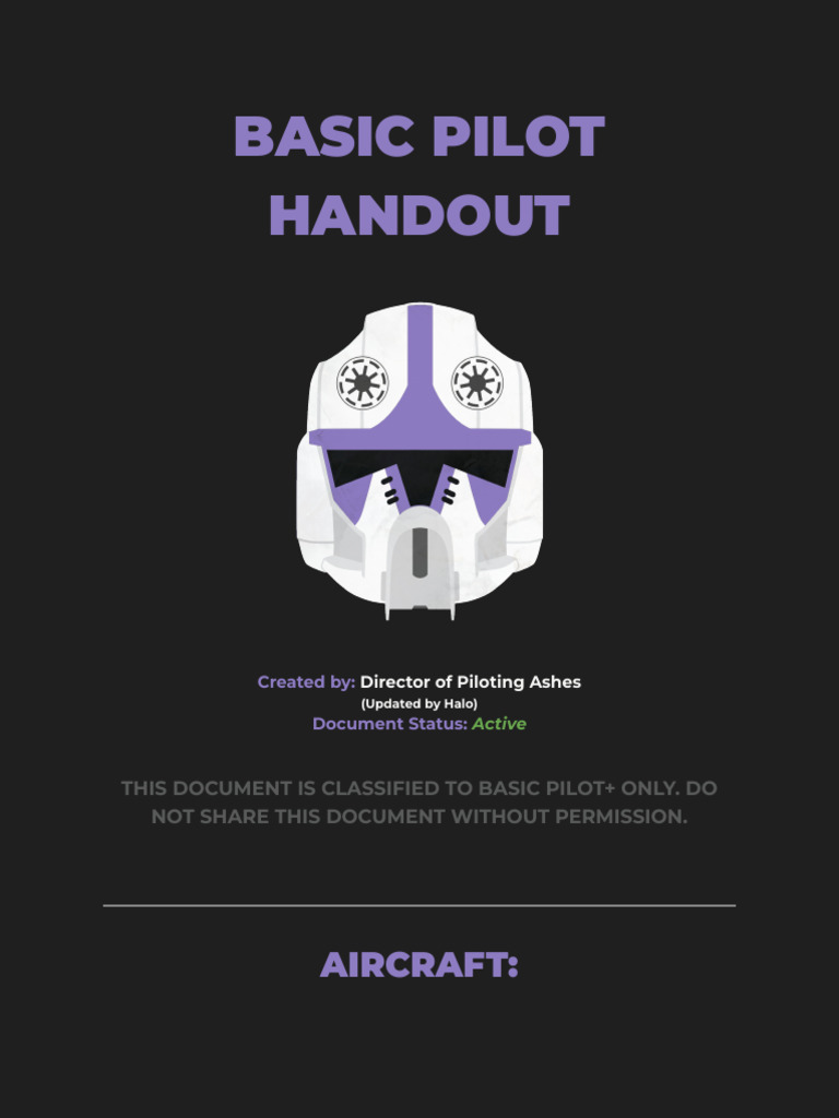 Basic Pilot Handout (11 - 23) | PDF | Aviation | Aircraft