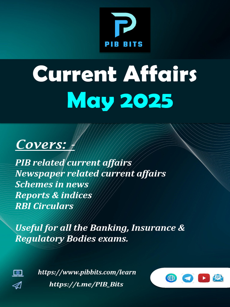 Demo PIB Bits May CA 2025 | PDF | Climate Change | Climate Resilience